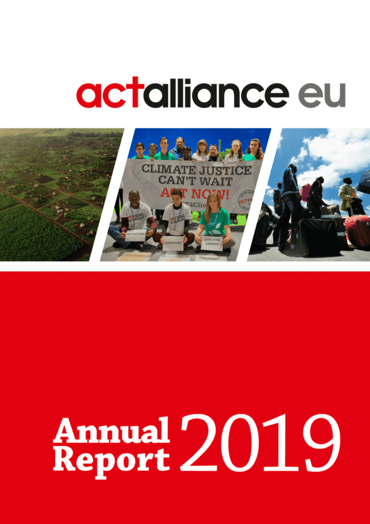 Annual Report 2019 - ACT Alliance EU